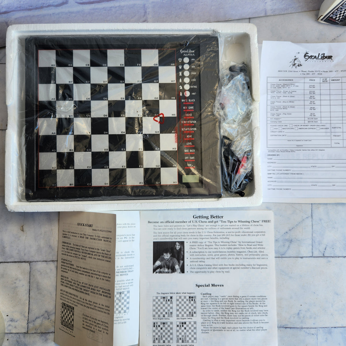 Excalibur Alpha Electronic 2 in 1 Chess & Checker Board Game| Dungeons ...
