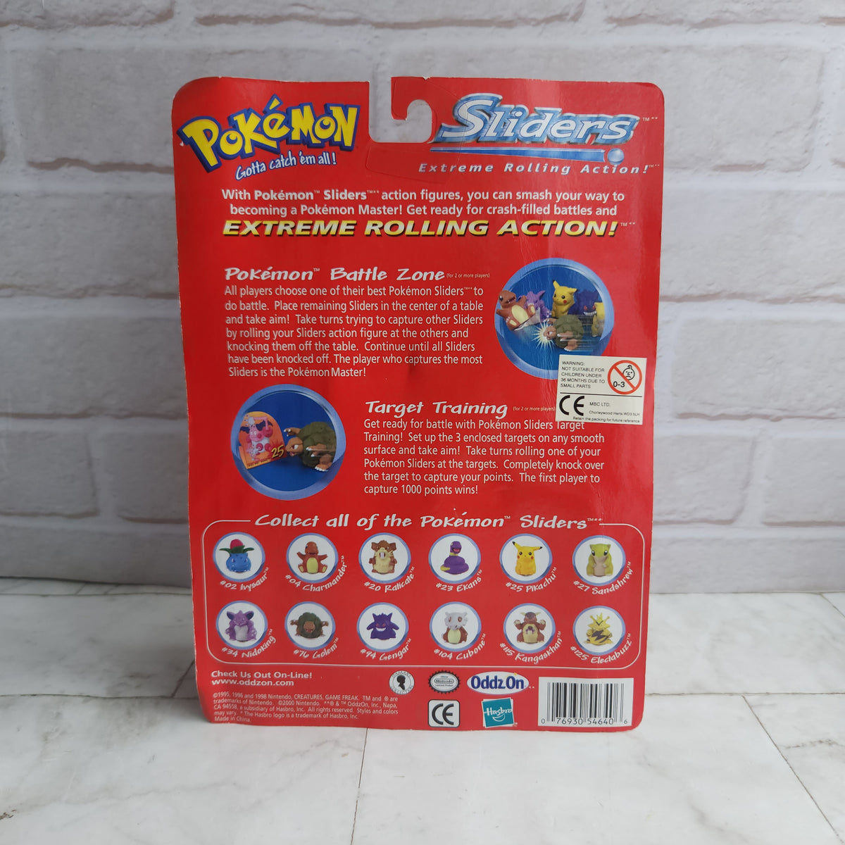 Pokemon Sliders Figure Set - New Sealed - Charmander, Kangaskhan, Ekan ...