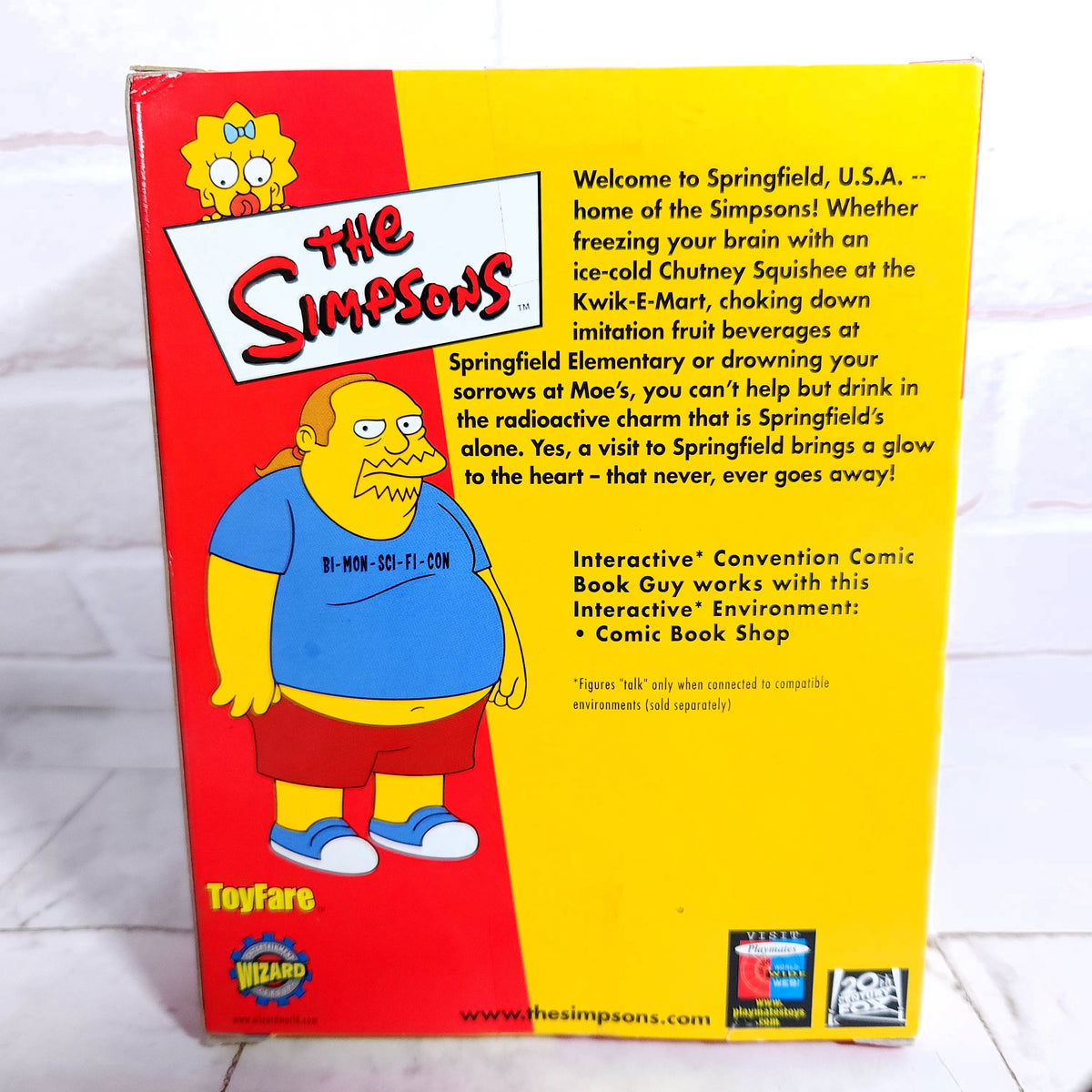 The Simpsons Convention Comic Book Guy - World Of Springfield Interact ...
