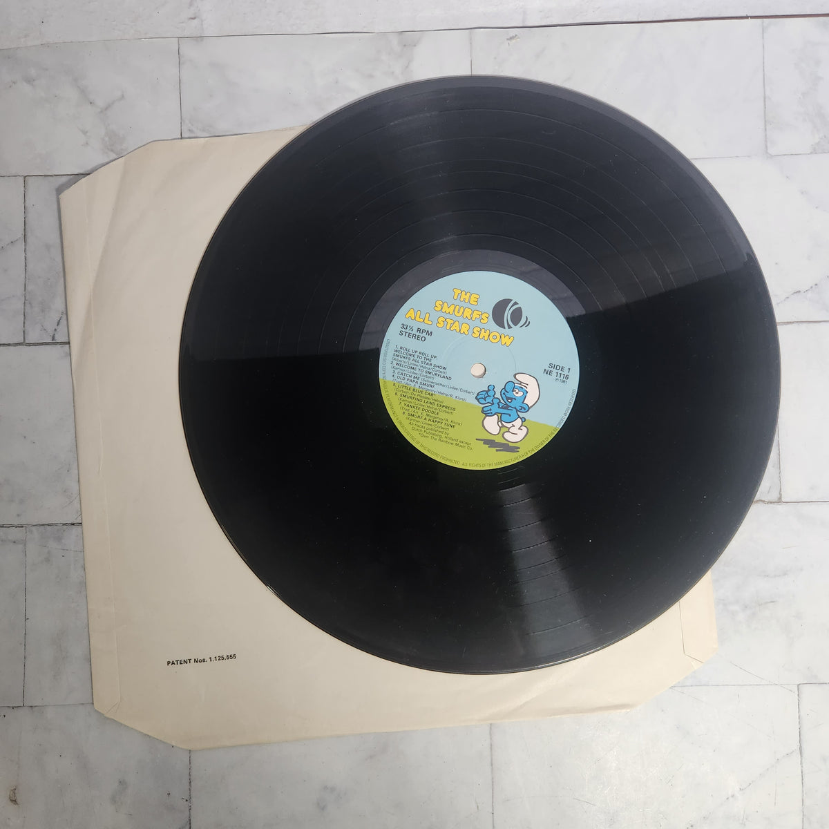The Smurfs – All Star Show Vinyl Record 1981| Dungeons and Joypads