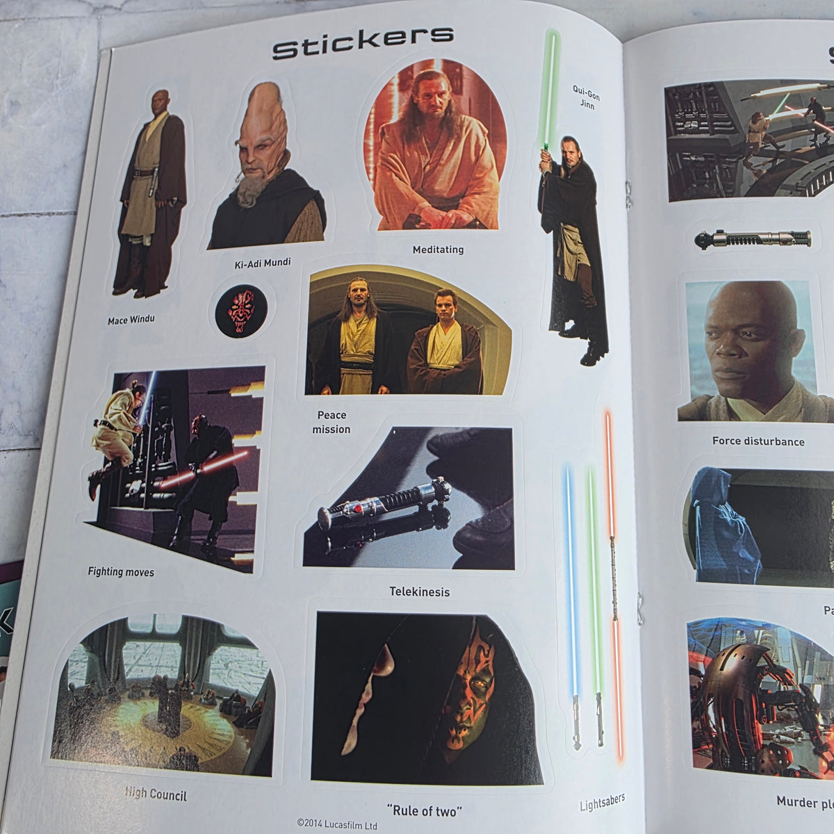 Star Wars Episode 1 Ultimate Sticker Book Bundle Jedi vs Sith Clone Ar ...